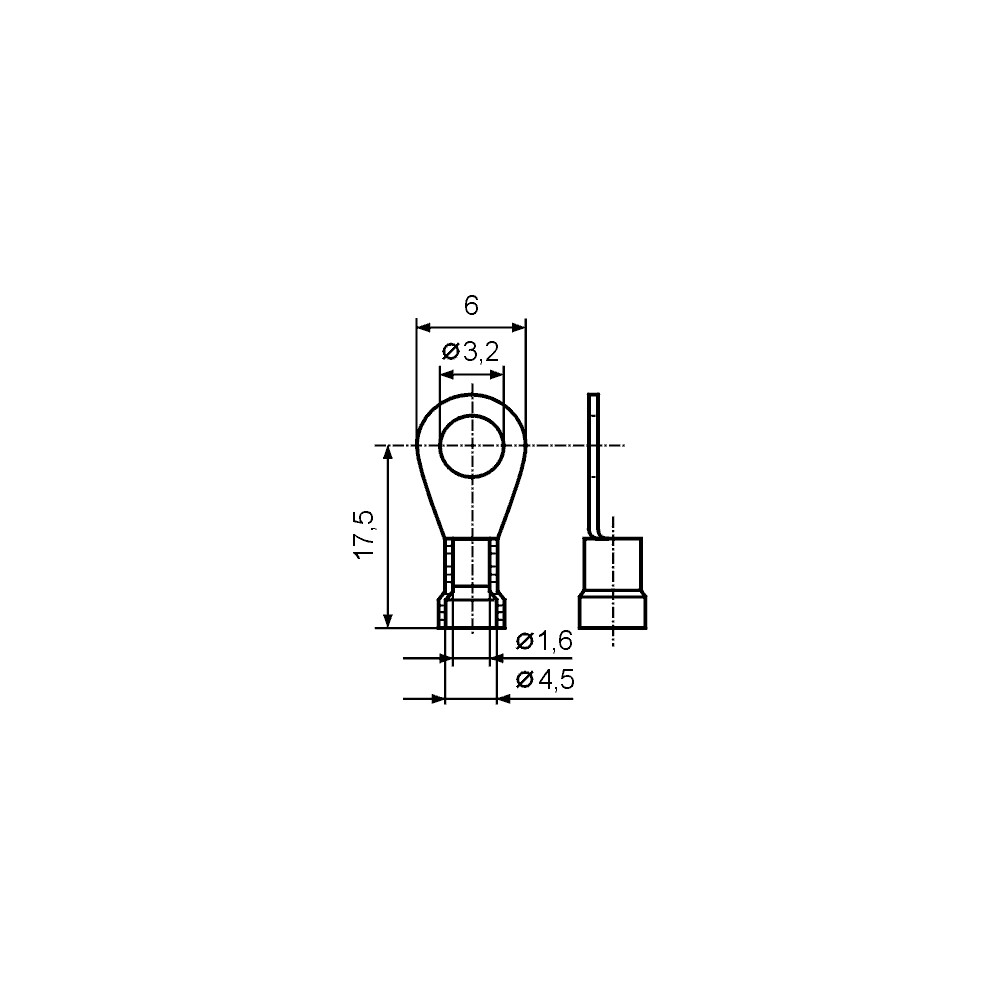 Papucica okasta sa izol. 1.25mm M3,crvena