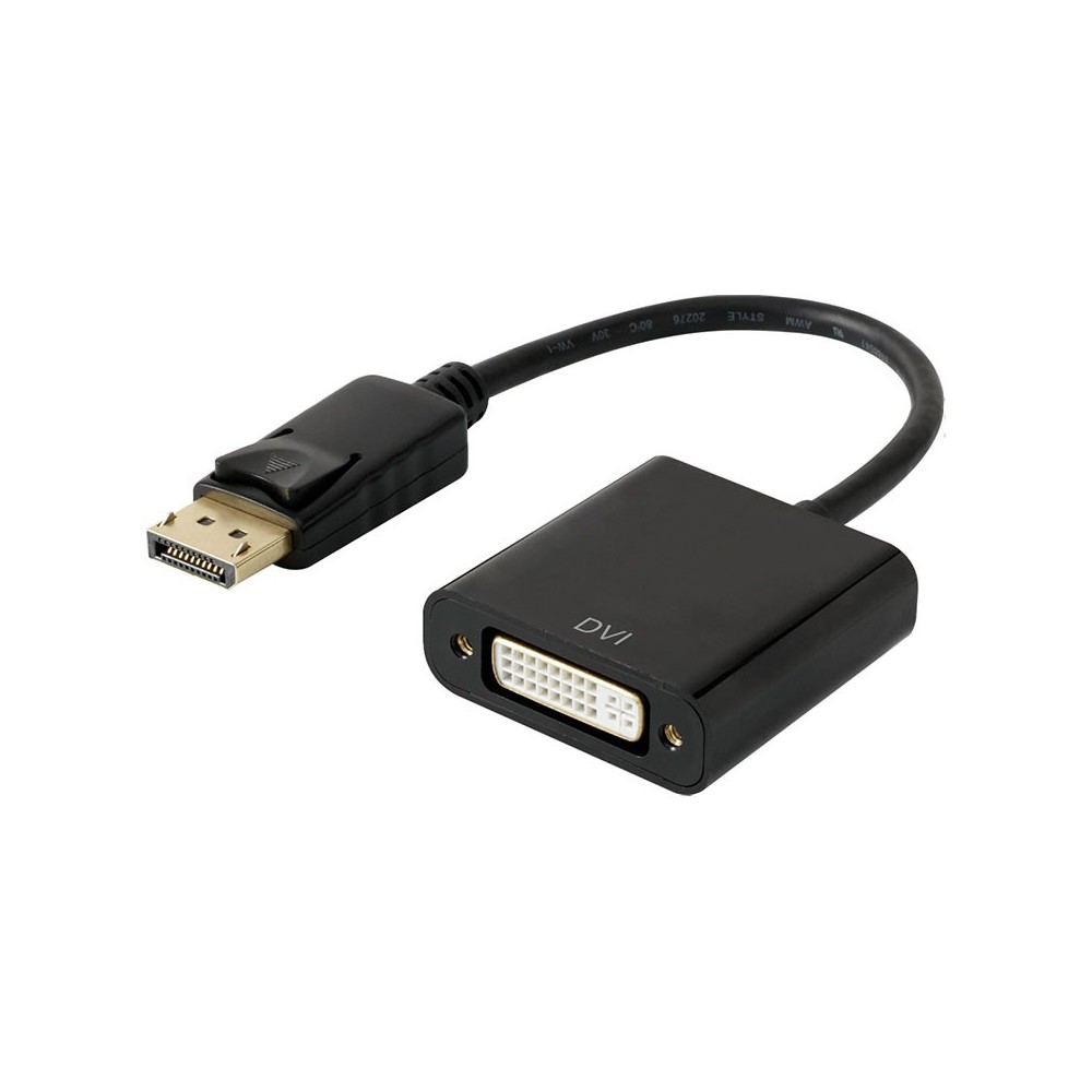 Adapter DISPLAYPORT M- DVI-D ,F kabl 0,2m