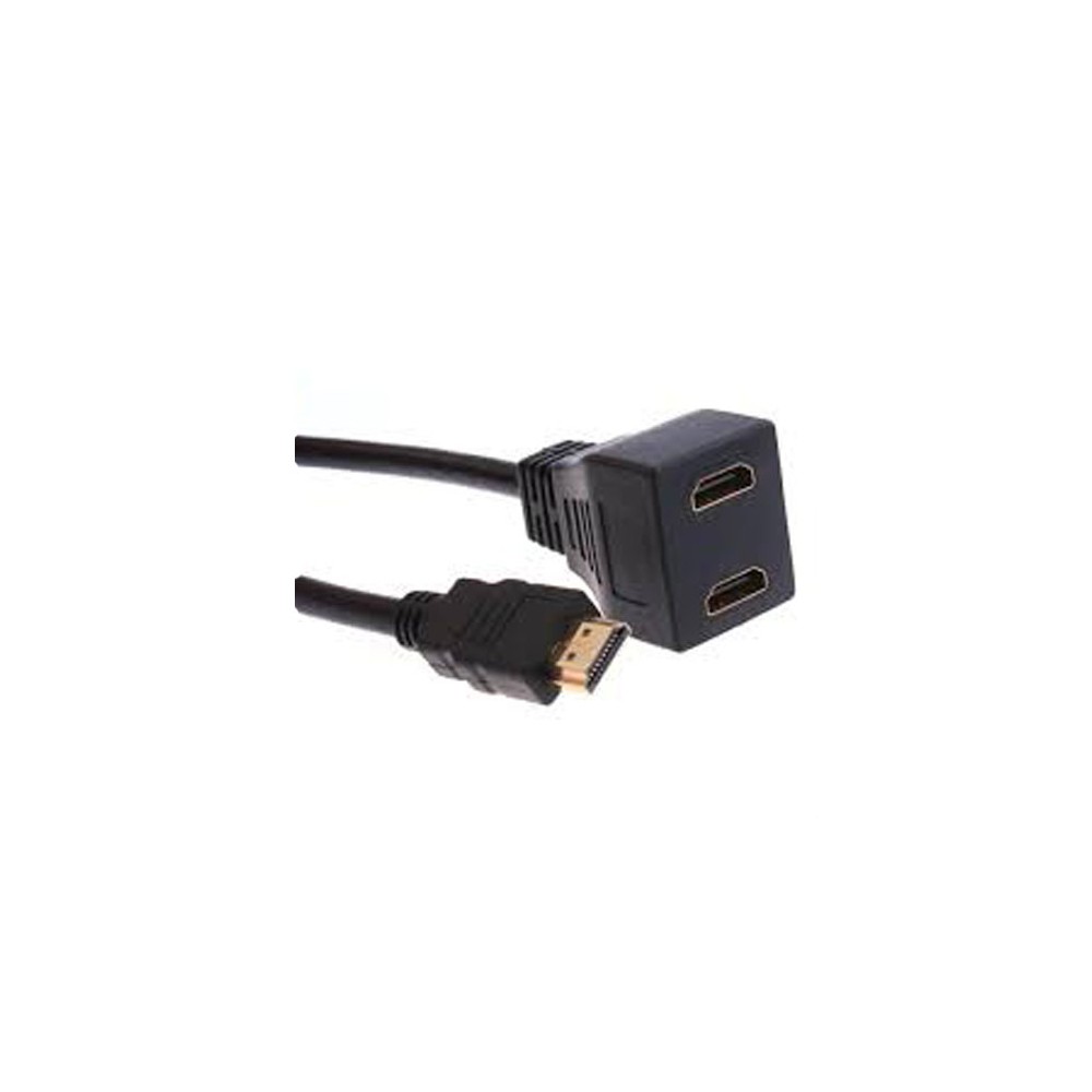 Adapter HDMI muški / 2 zenška,pasivni