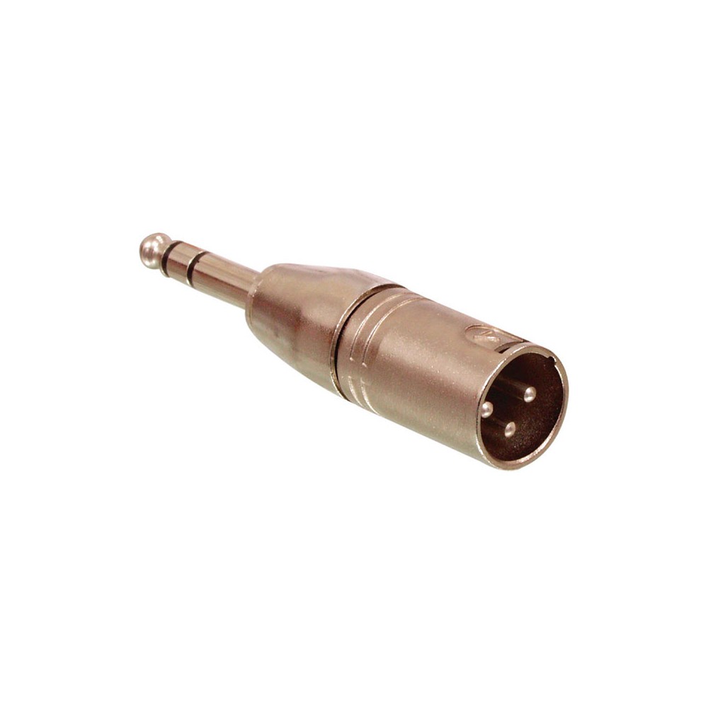Adapter 6.3mm ST M - XLR 3pol Muški