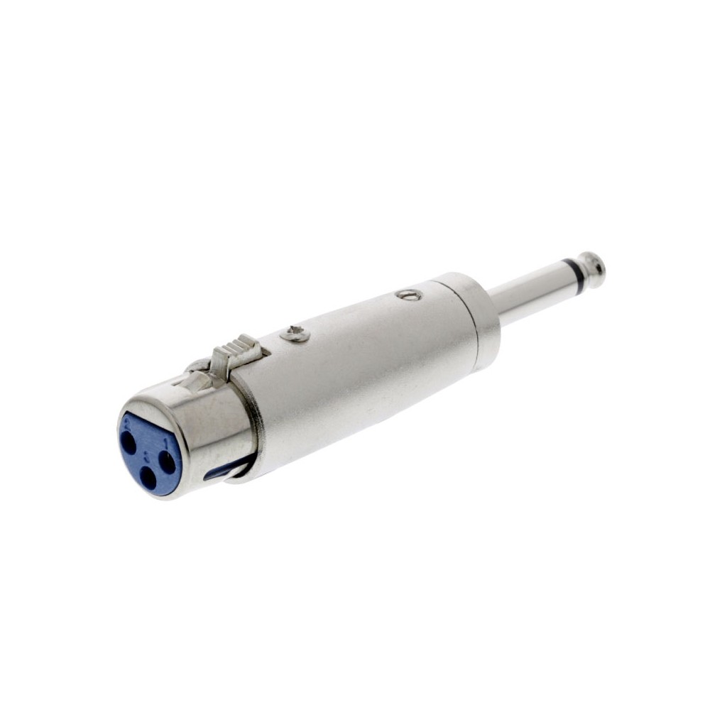 Adapter XLR utič. 6.3mm mono utikac