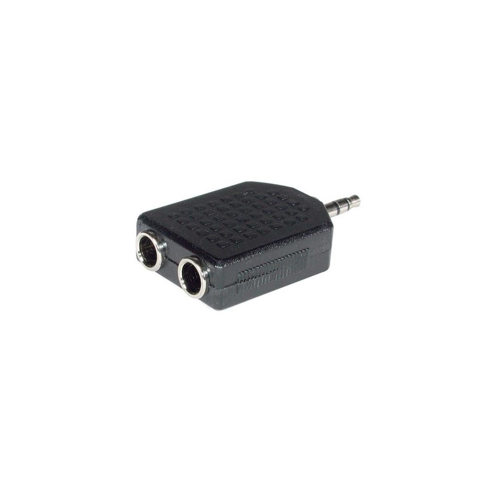 Adapter 3.5 st.utikač /2x6,3 utičnica