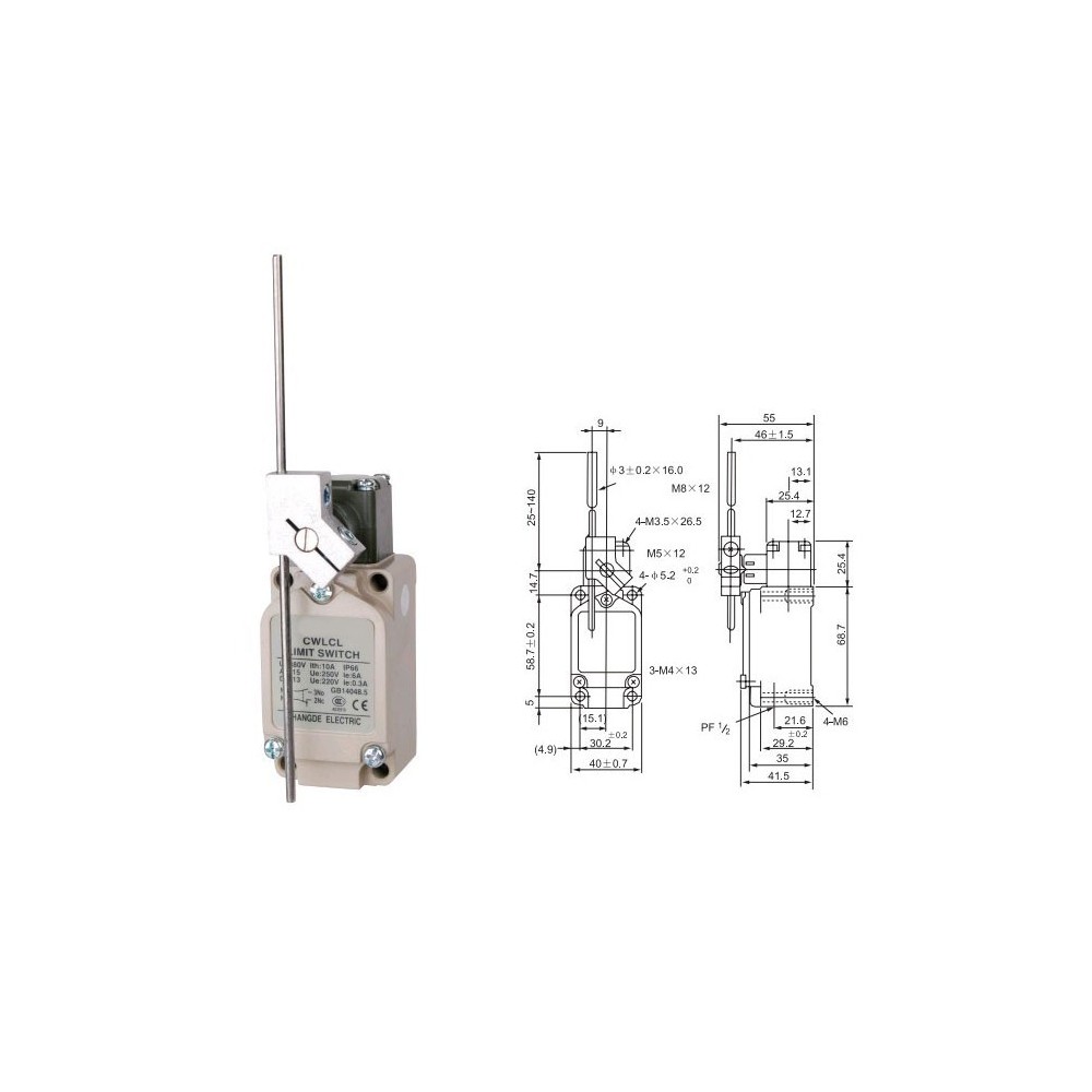 Prek.granicni CWLCL,10A 250V, ELMARK