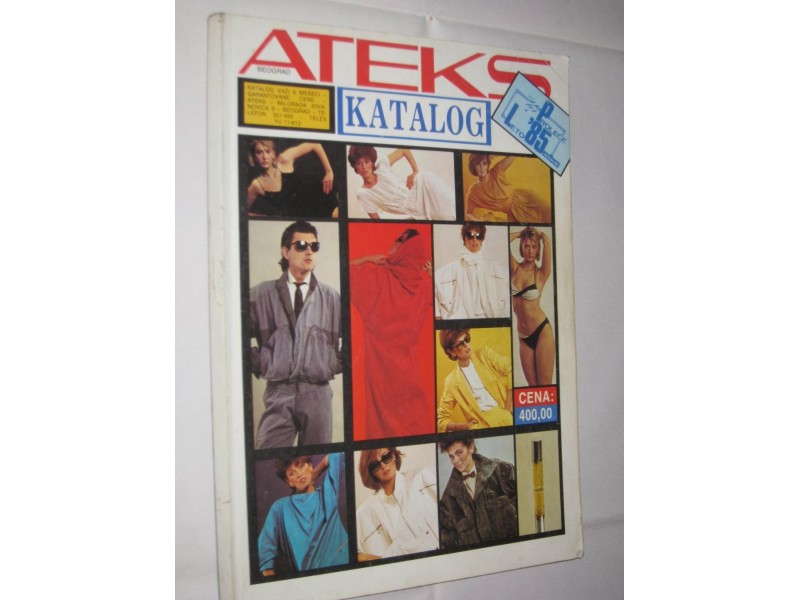 Ateks katalog proleće/leto 85. RETKO!!!