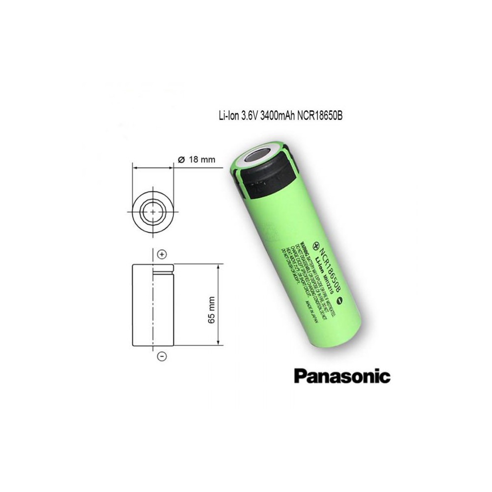 Baterija Li-Ion 3.7V 3400mAh,NCR18650B