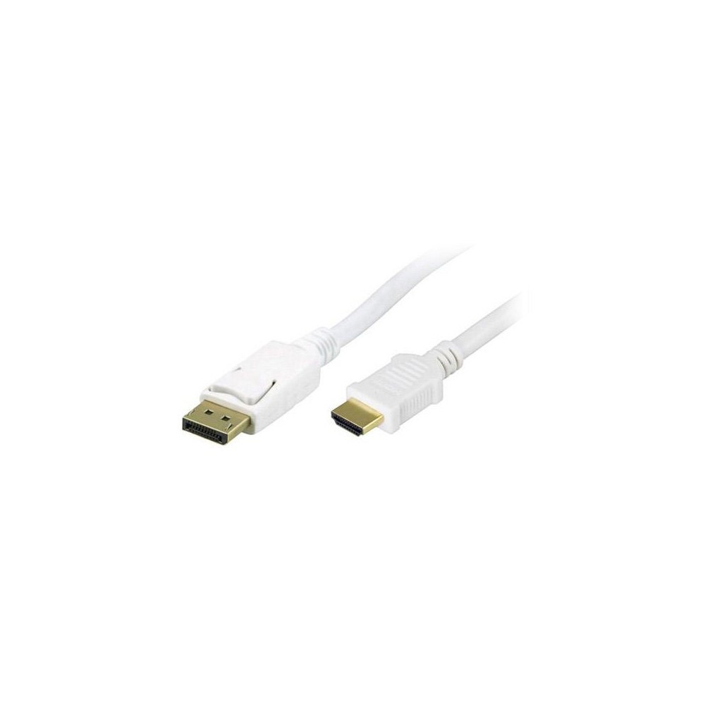 Kabl Displayport M HDMI M 1,8m, beli/crni