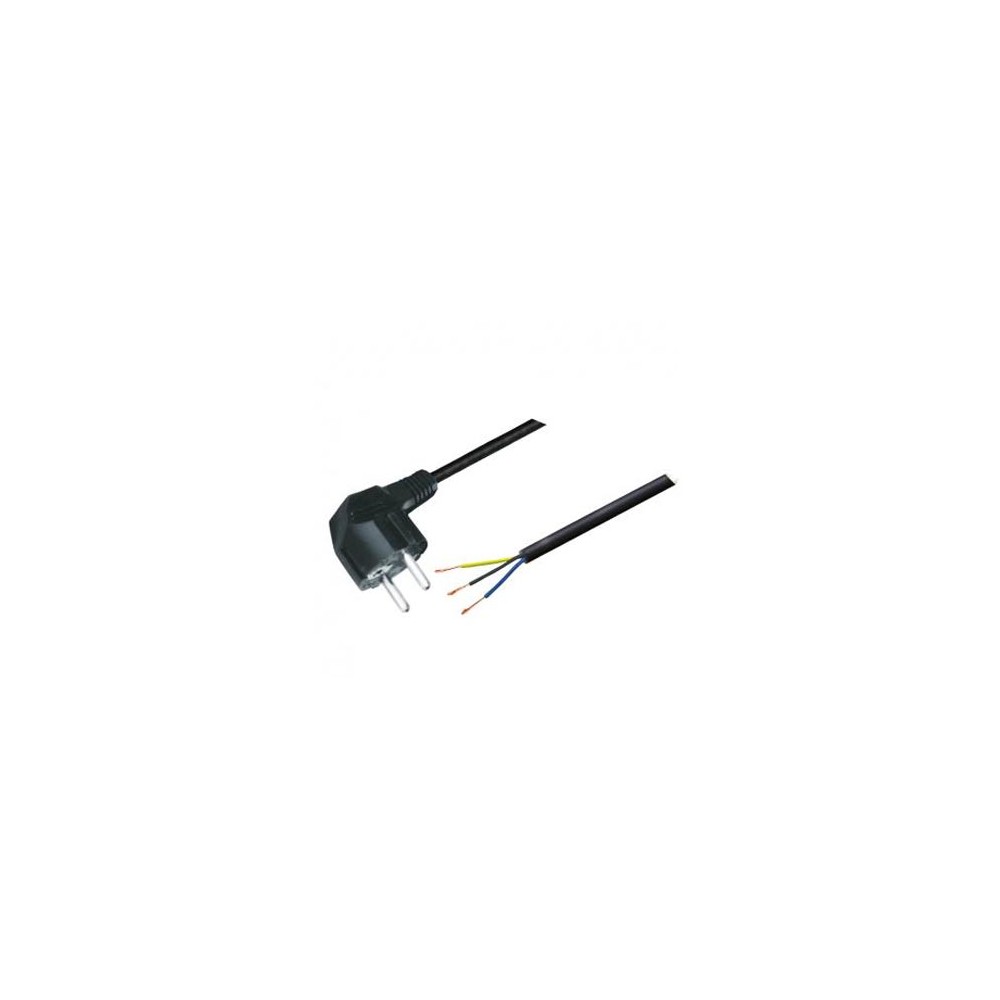 Mrezni kabel utik. 3X0.75mm² 2m Crni