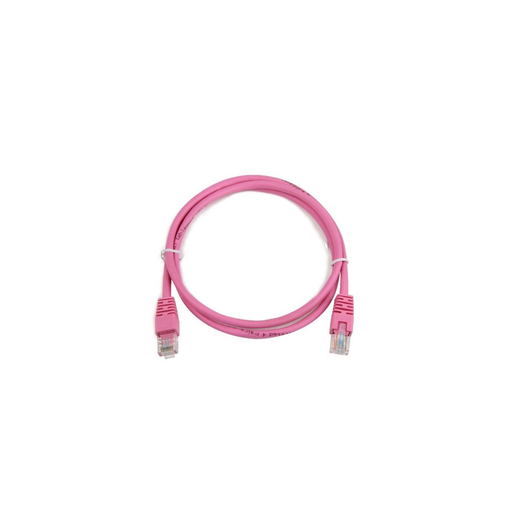 Kabel UTP patch 5m CAT 5E pink