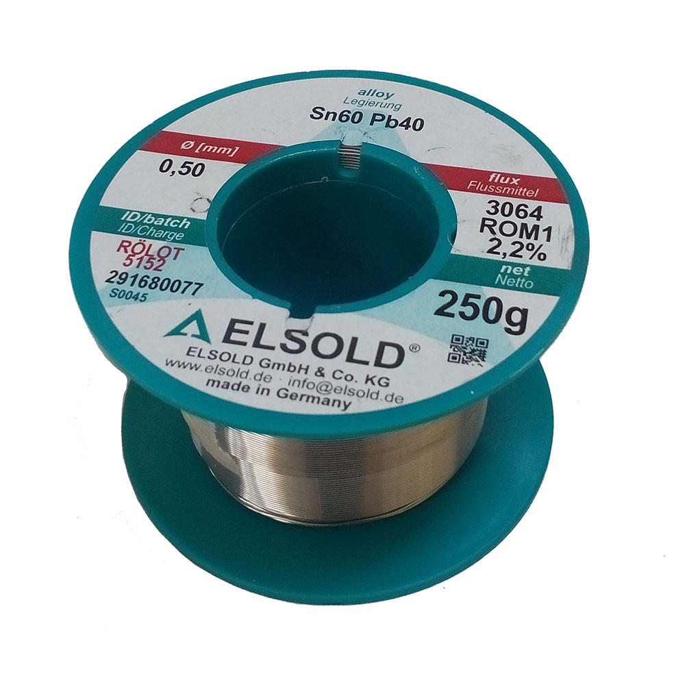 Tinol 0.5mm 250gr. Sn60/Pb40 ELSOLD