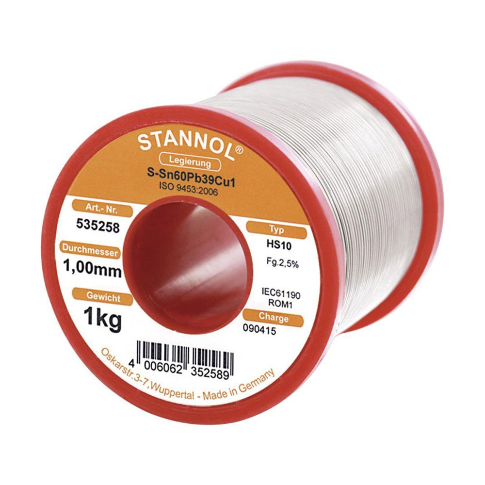 Tinol 1mm 1Kg STANOL Sn60 Pb39 Cu1