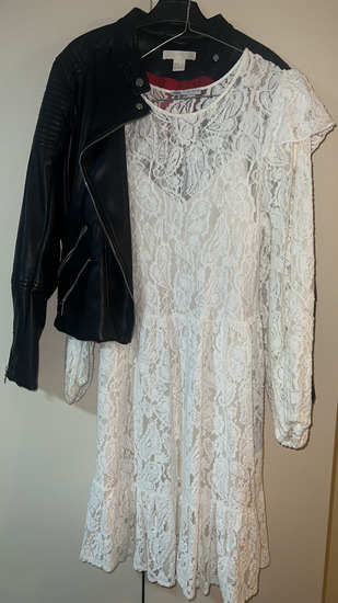 Zara haljina +h&m jakna