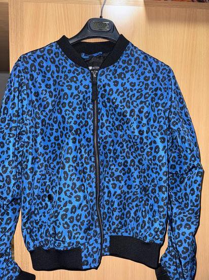 Print plava jakna
