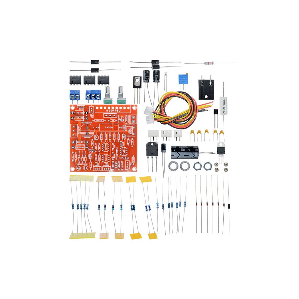 Kit komplet regulisani izvor napajanja, IN24V-OUT 0-30V, 3A