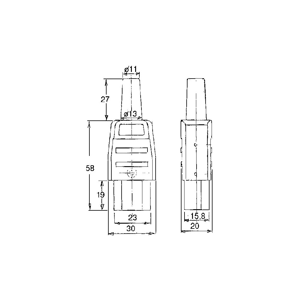 Uticnica kab.3 pol.230V GST794SW