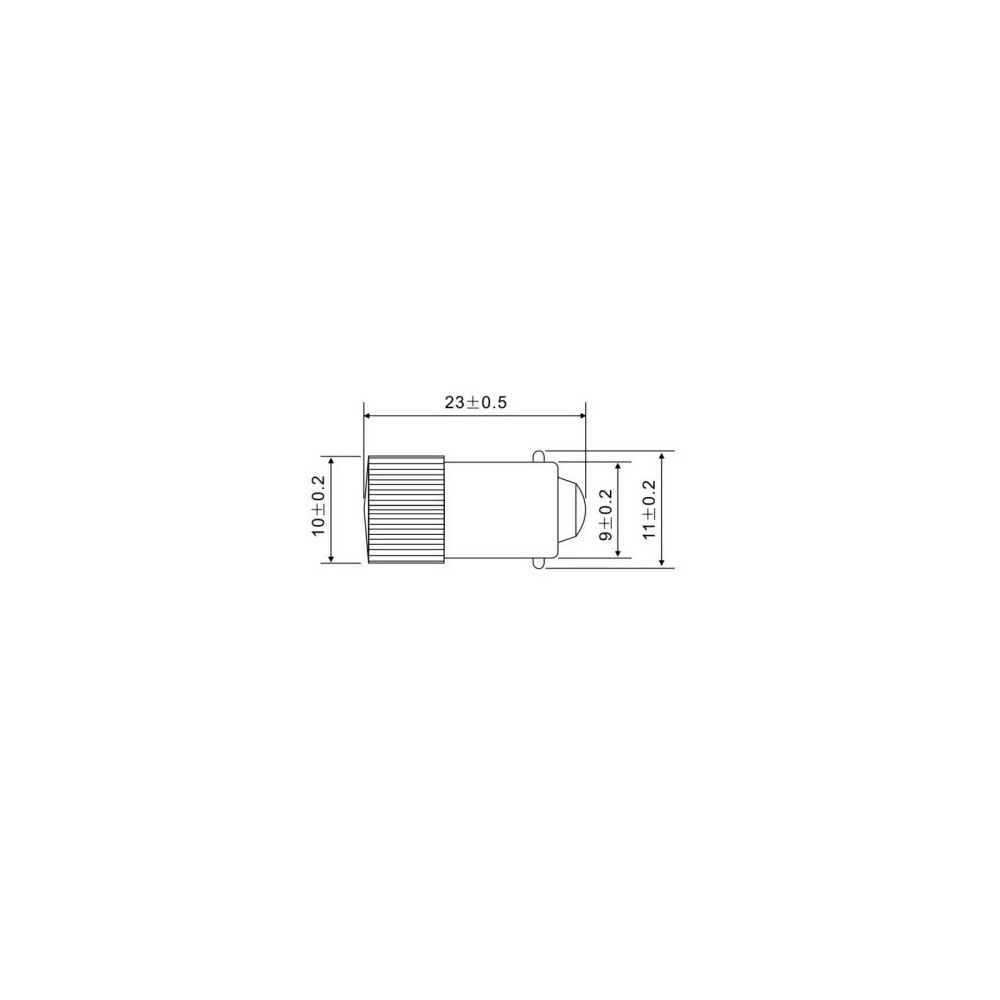 Sijalica LED BA9S ,24V AC/DC Bela