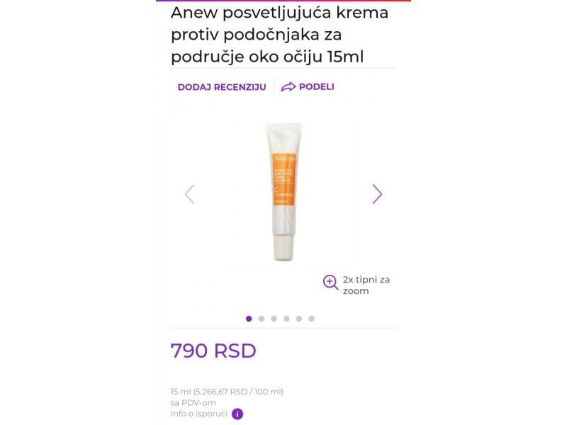 Avon Anew krema protiv podočnjaka-novo* akcija