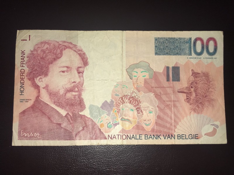 BELGIJA 100 FRANAKA.