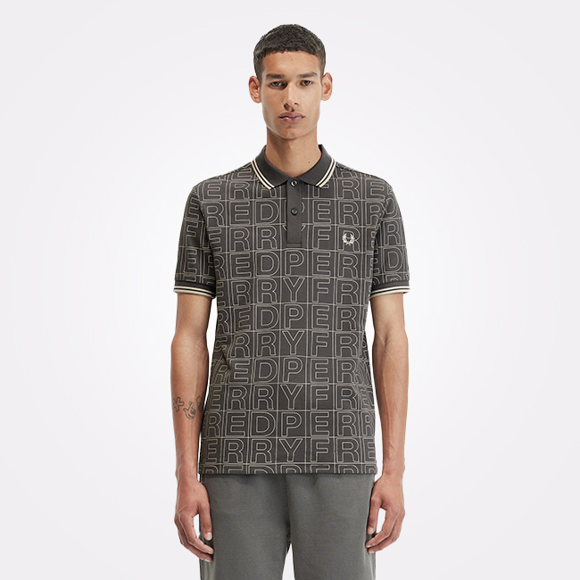 Fred Perry Spellout Graphic Shirt