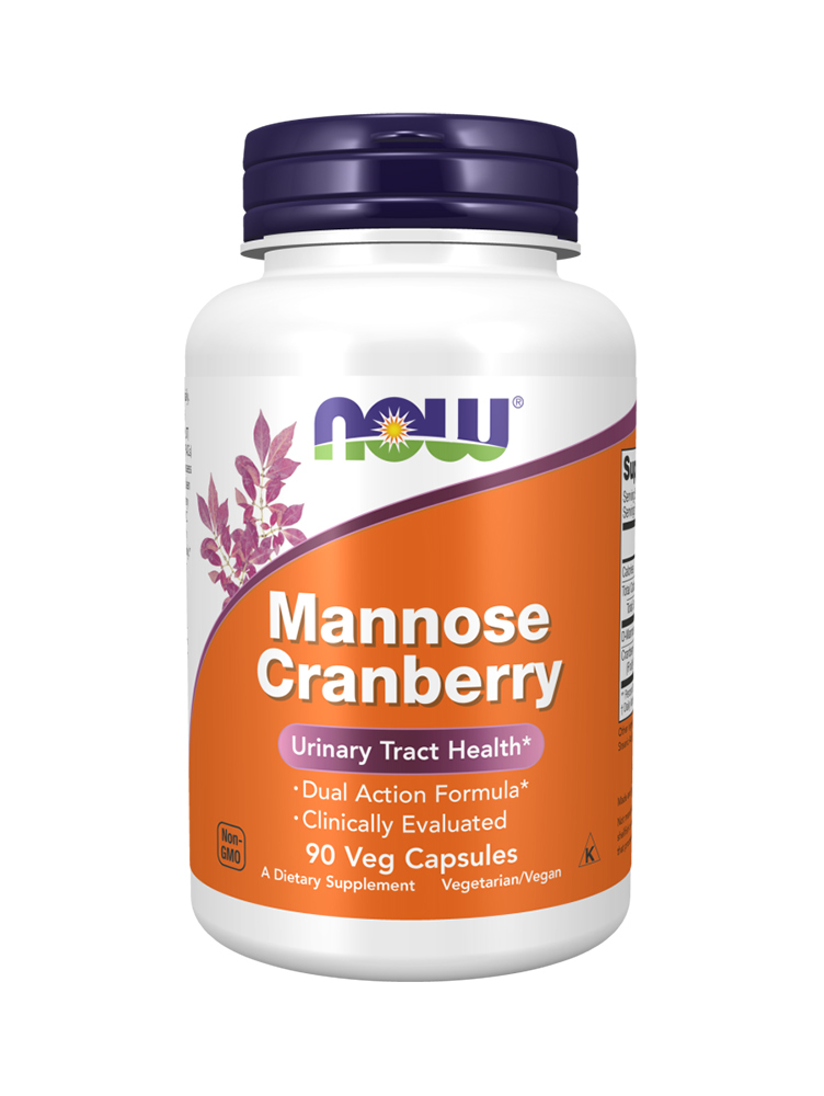 Mannose Cranberry, Now Foods, 90 veg kapsula