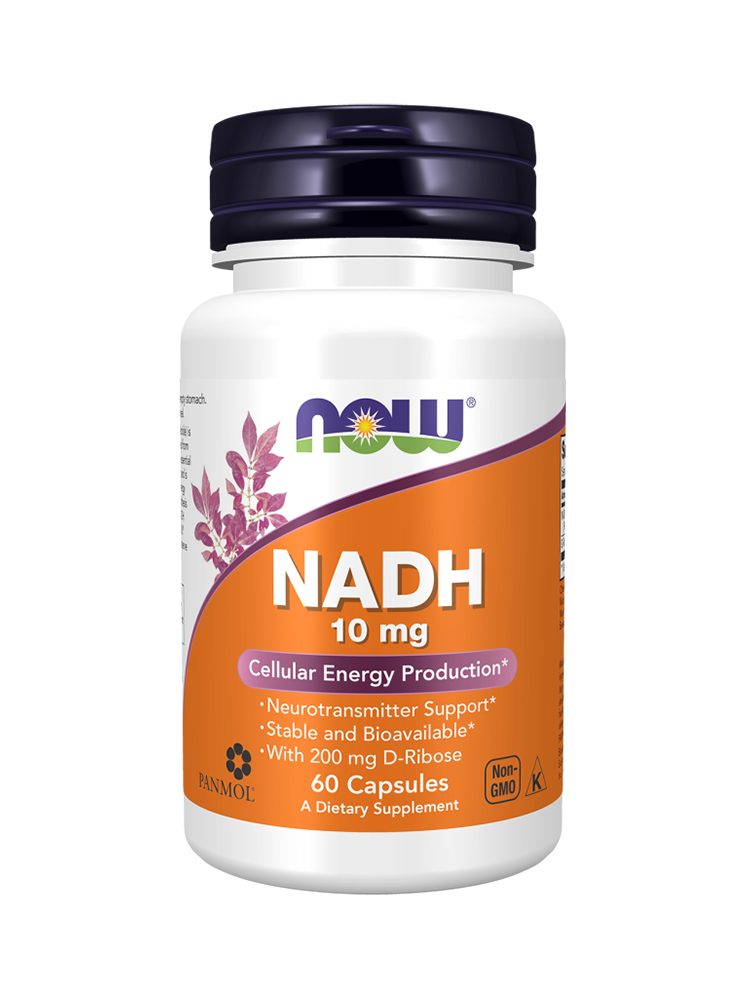 NADH 10 mg, Now Foods, 60 veg kapsula