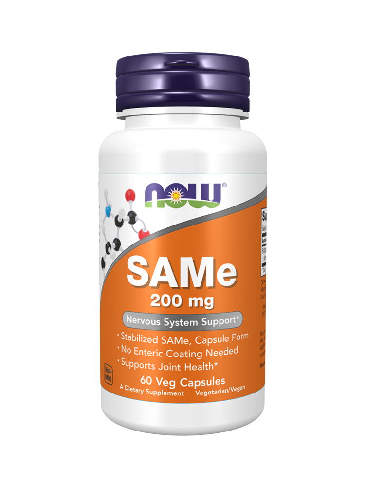 SAMe 200 mg, Now Foods, 60 veg kapsula