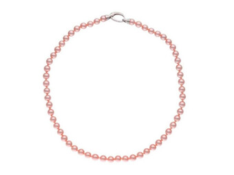 Ženska majorica eternal roza biserna ogrlica 6 mm ( 09853.44.2 n40.021.1 )