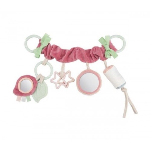 Canpol babies igračka za kolica niz pastel friends - pink