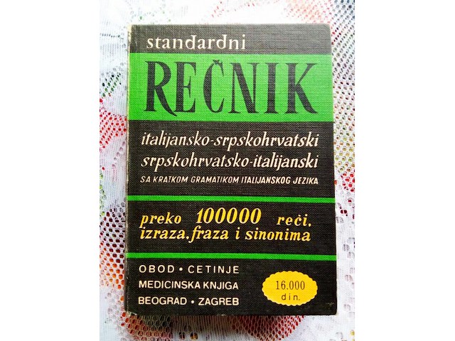 ITALIJANSKO SRPSKOHRVATSKI REČNIK