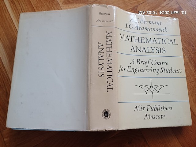 BERMANT, ARAMANOVICH, MATHEMATICAL ANALYSIS