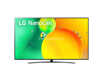 LG 43" 55NANO763QA UHD, ELED, DVB-C/T2/S2, Nano Cell Color, 4K Active HDR, DTS Virtual:X, Wide Vi...