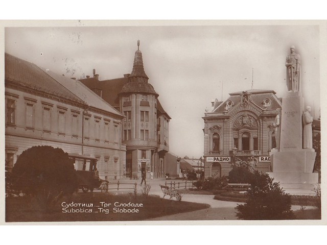 Subotica, razglednica putovala 1931.