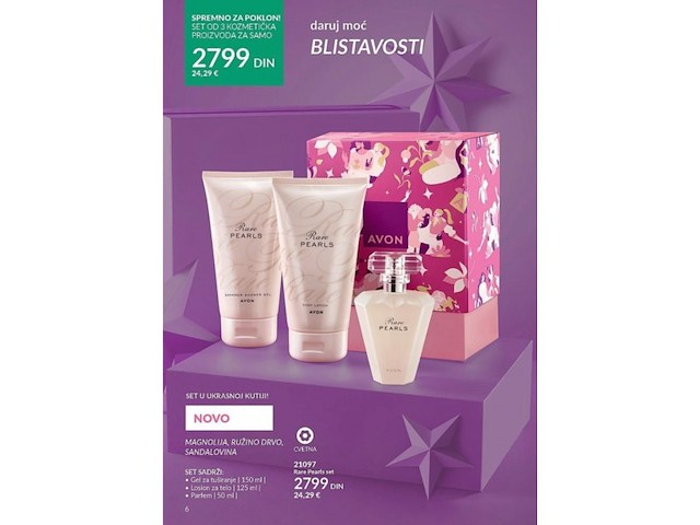 Akcija-Avon set Rare Pearls- novo