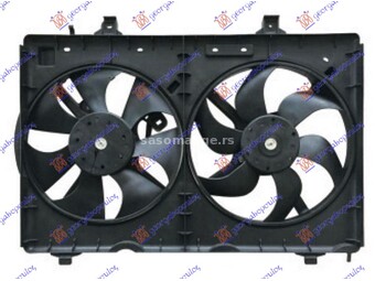 VENTILATOR (DUPLI) KOMPLET (BENZIN/DIZEL) RENAULT KOLEOS 08-11