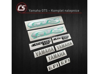 Stikeri - Yamaha GTS Nalepnice komplet - moto nalepnice-2324