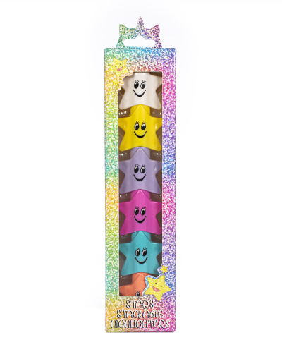 Hajlajter marker set 5 - Stackable, Stars