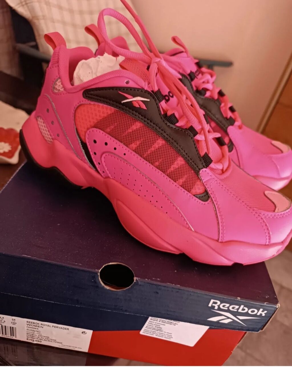 Reebok, 37.5, bоја - Roze