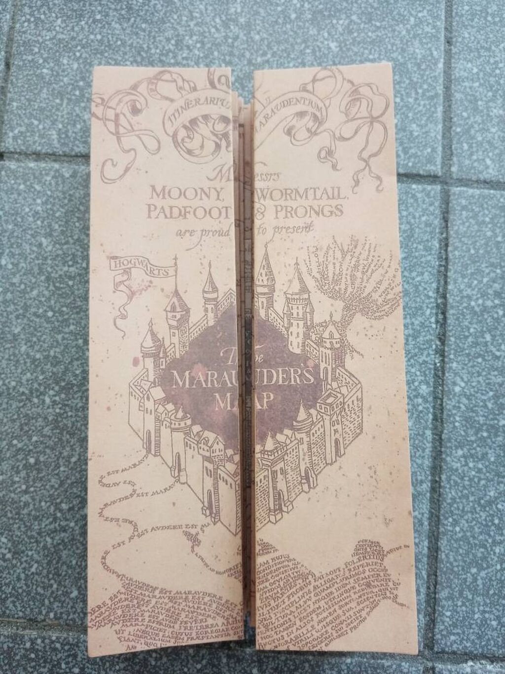 Hari Poter Mapa Marauders Map-Novo Marauders map iz filma Harry Potter