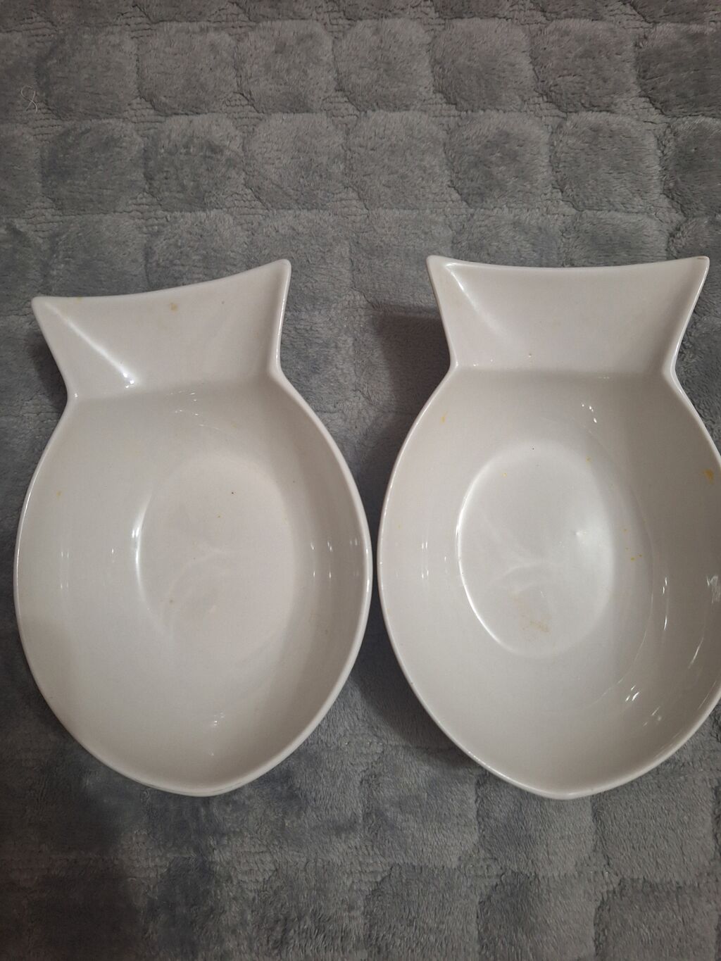 Cinije/tanjiri 2/1 NOVI za ribu, Italy, od porcelana, duboki/visina