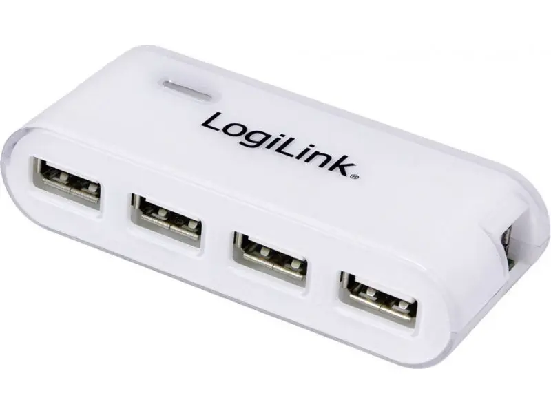 LOGILINK USB Hub USB 2.0, 4-Port, Beli