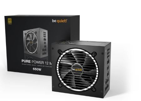 Be Quiet Pure Power 12M 650W Gold BN342 Modularno