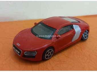 Karmin crveni Audi R8 Burago 1/43