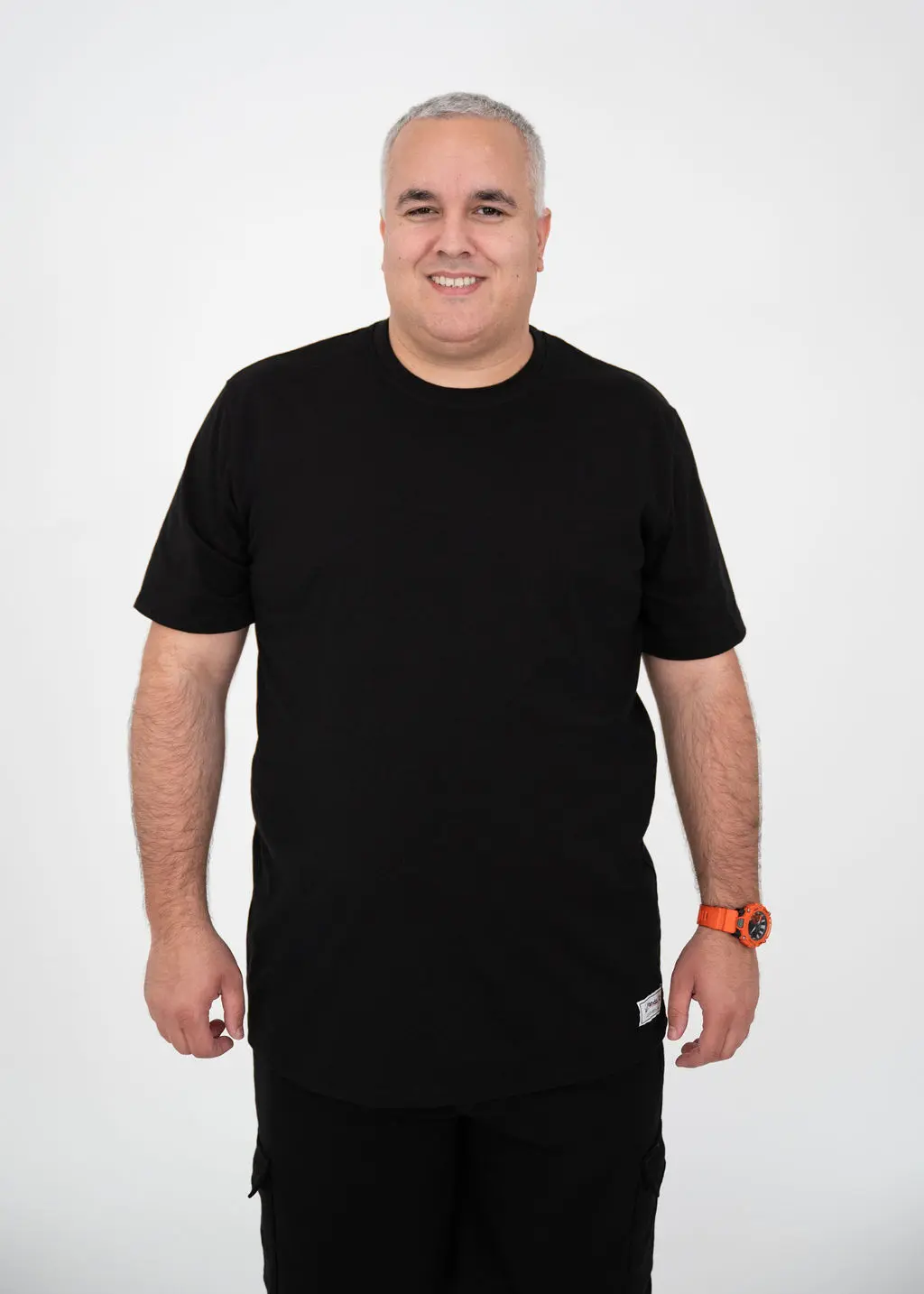 Panda4U Muška majica Basic, Crna