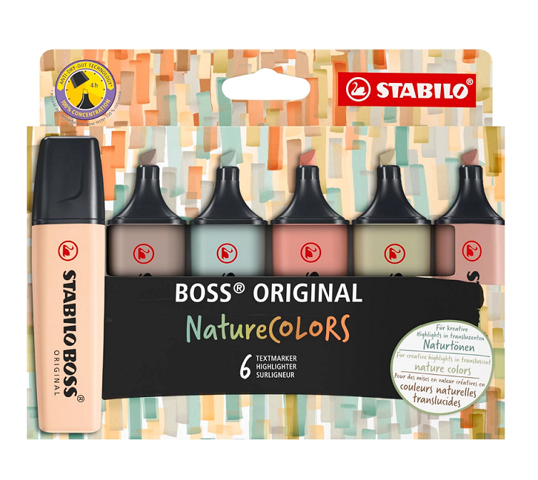 Signiri STABILO BOSS ORIGINAL Nature colors 1/6