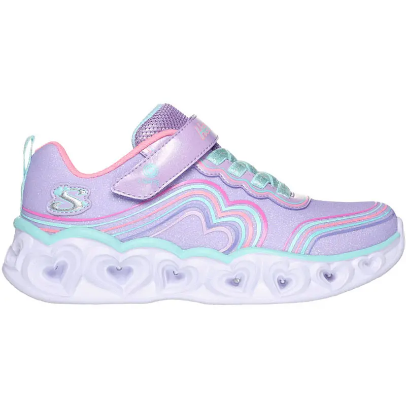 Skechers Patike za devojčice HEART LIGHTS, Lavanda