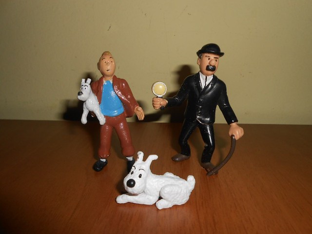 Tintin figurice 3 kom.
