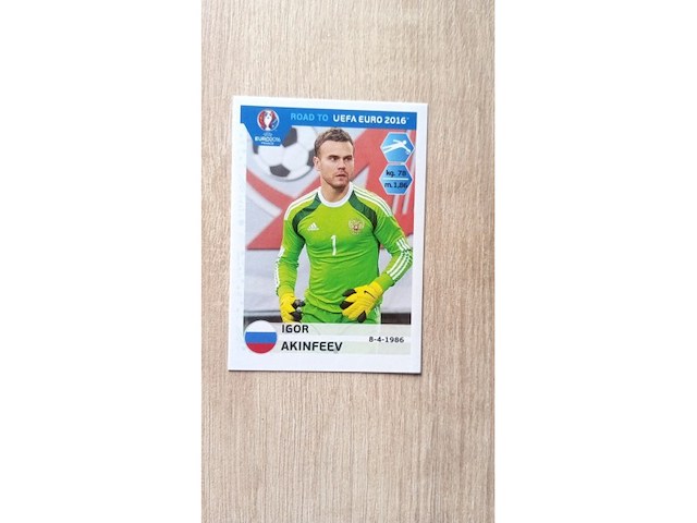 Road to Euro 2016 Panini sličica broj 257