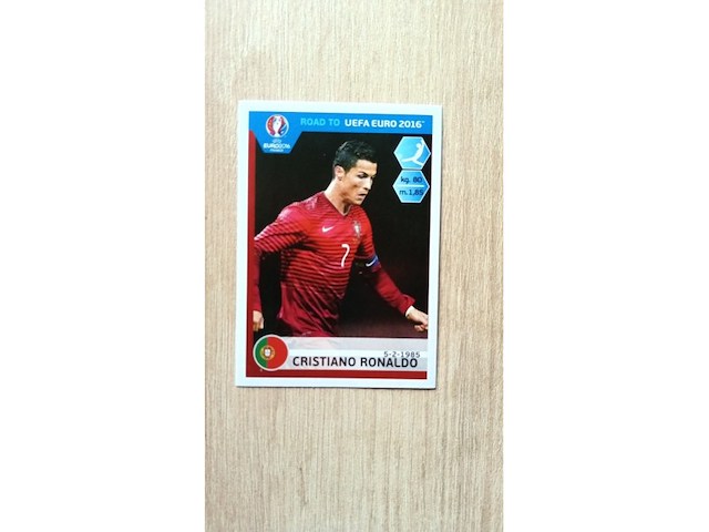 Road to Euro 2016 Panini sličica broj 240 Ronaldo