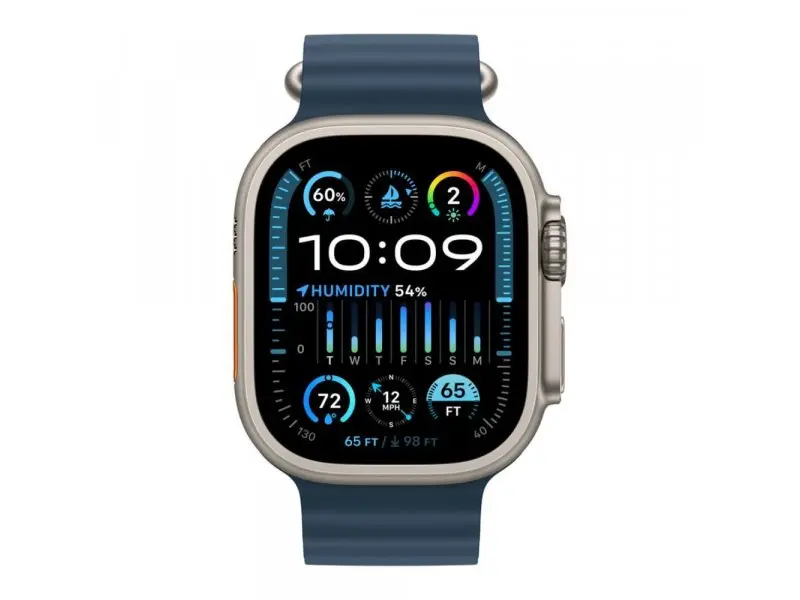 APPLE Watch Ultra 2 GPS+Cellular Pametni sat 49mm, Titanium Case/Blue Ocean Band, Teget