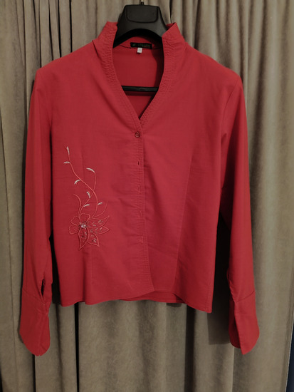 Crvena elaszticna bluz