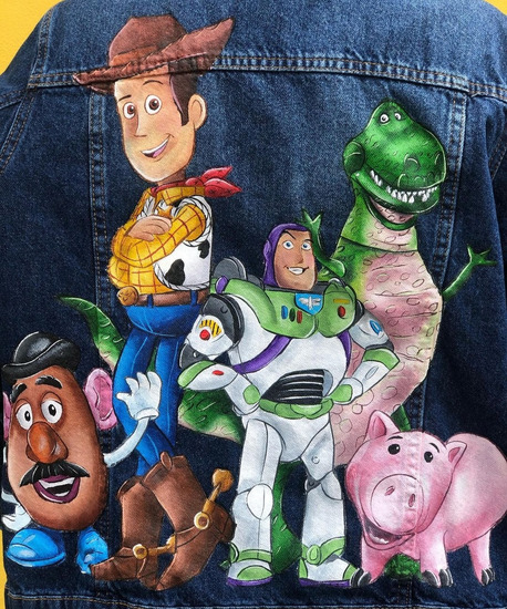 Toy story ručno oslikana jakna
